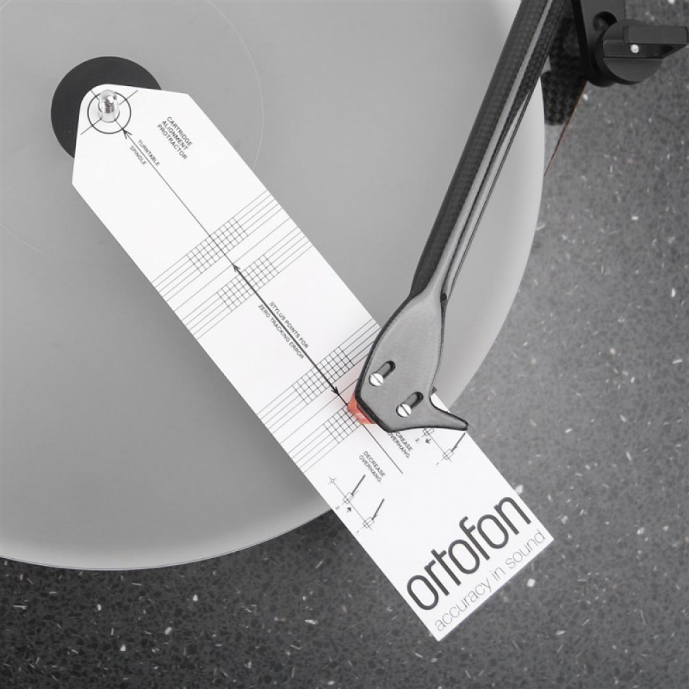 Ortofon Cartridge alignment protractor - pickupmall - HiFi-Punkten